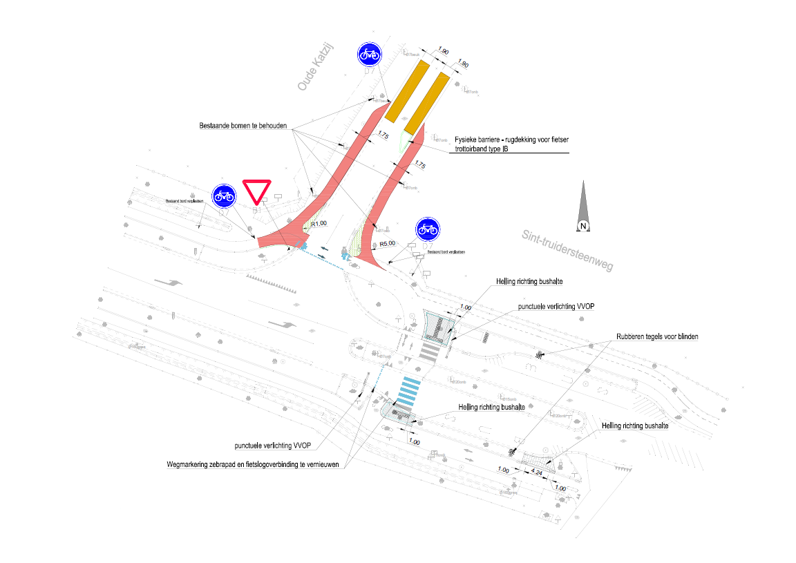 Veiliger kruisen op Sint-Truidersteenweg x Oude Katzij | Wegen en verkeer